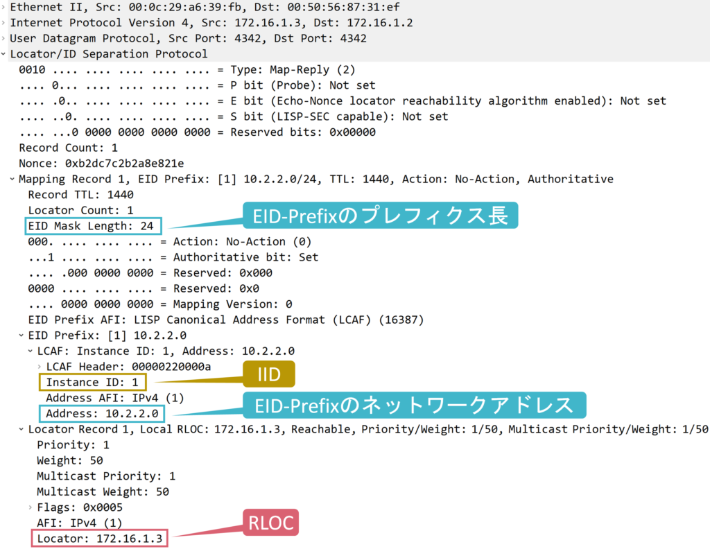 LISP Instance ID | ゆるふわねっとわーく