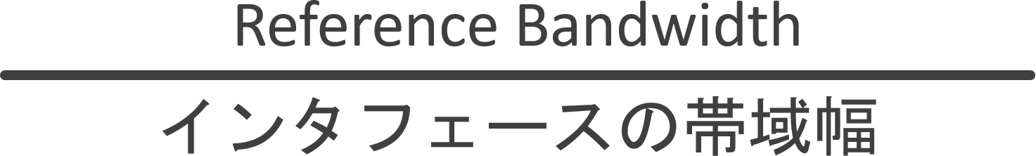 OSPF Auto Cost Reference Bandwith | ゆるふわねっとわーく
