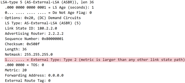 OSPF 再配送 – Route MapによるMetric Typeの変更 | ゆるふわねっとわーく
